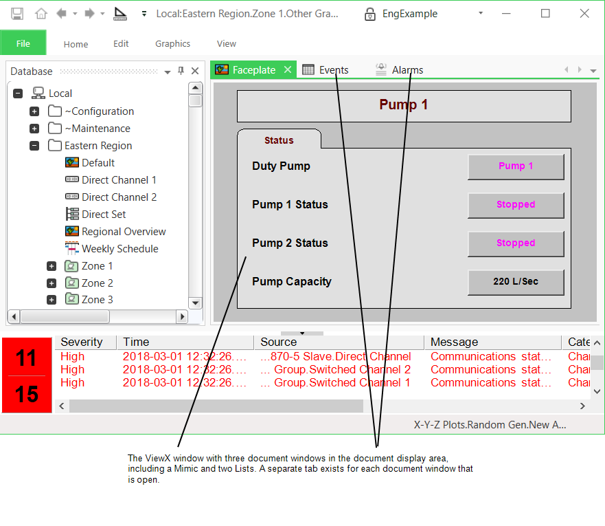 ViewX and Virtual ViewX Clients Guide - Document Window (ViewX Client)
